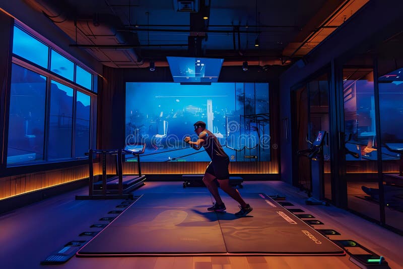 Gamified Exercise Stock Illustrations – 18 Gamified Exercise Stock ...