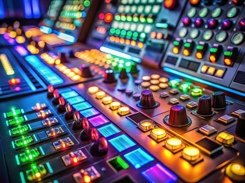 Immersive Futuristic Control Panel Experience the Sleek Design and ...