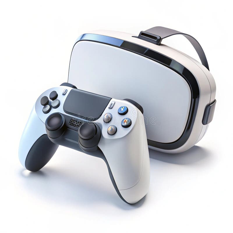Immersive Gaming: the Future of VR Game Consoles Stock Illustration ...