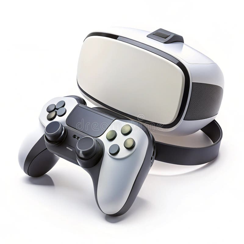 Immersive Gaming: the Future of VR Game Consoles Stock Illustration ...