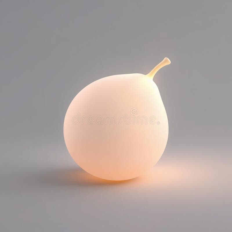 Immersive Glowing Fruit stock illustration. Illustration of lighting ...