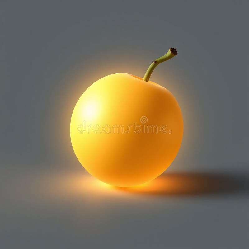 Immersive Glowing Fruit stock illustration. Illustration of dining ...