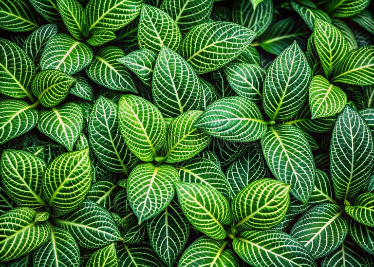 Immersive Green Leaf Panoramic Background a Breathtaking Nature Pattern ...