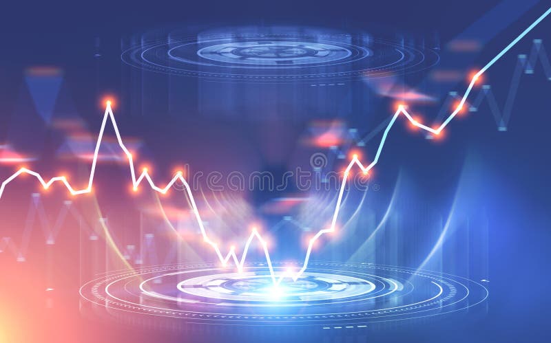 Immersive Gui Interface, Forex Graphs Stock Illustration - Illustration ...