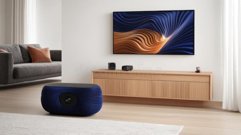 Immersive Home Theater Setup Stock Image - Image of sound, quality ...