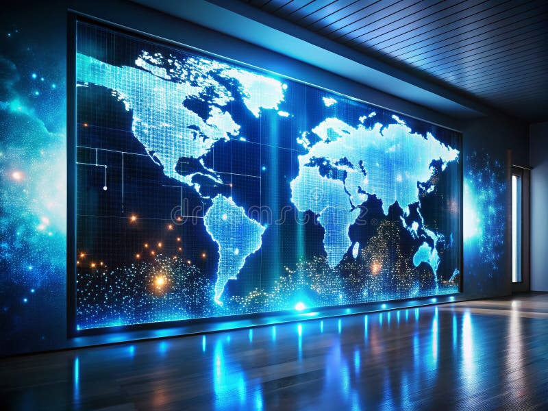 Immersive LowLight Streaming Background for Global Digital TV Internet ...