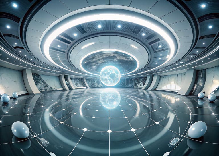 Immersive 360 Minimalist Tech Lightscape a Pristine White HDRI ...