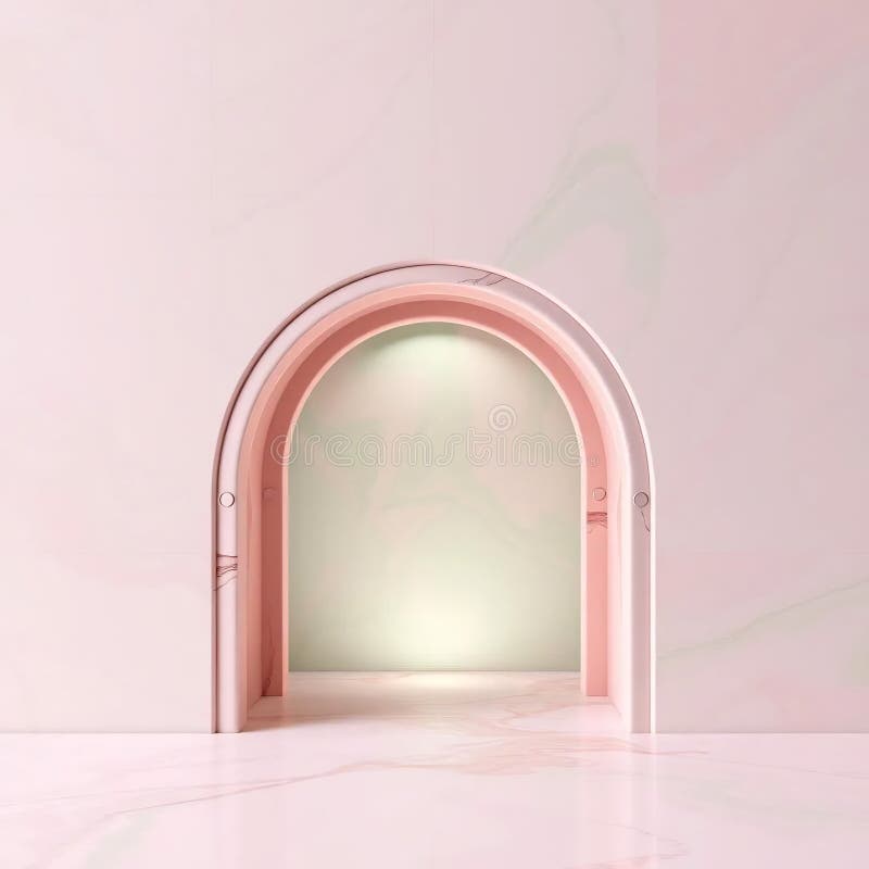 Immersive Pastel Portal stock photo. Image of pastel - 366827186