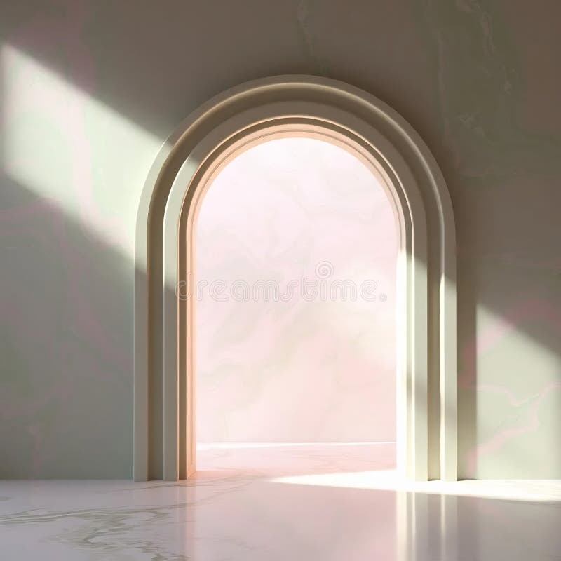 Immersive Pastel Portal stock illustration. Illustration of portal ...