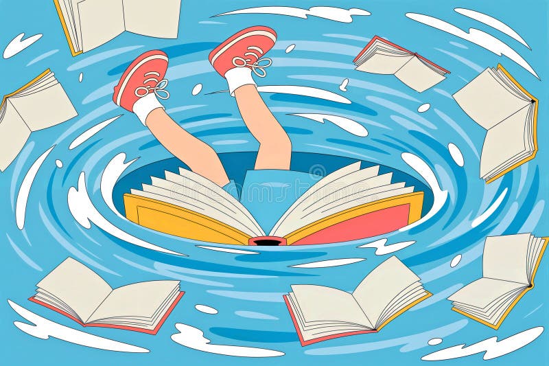 Immersive Reading Adventure: Dive into a World of Books and Imagination ...