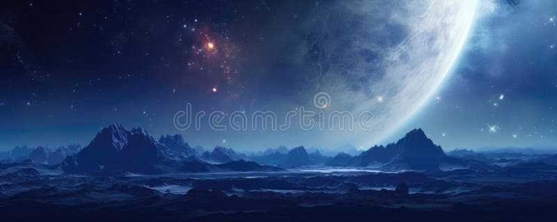 Immersive Space Background with Nebula, Starry Sky, and Environment Map ...