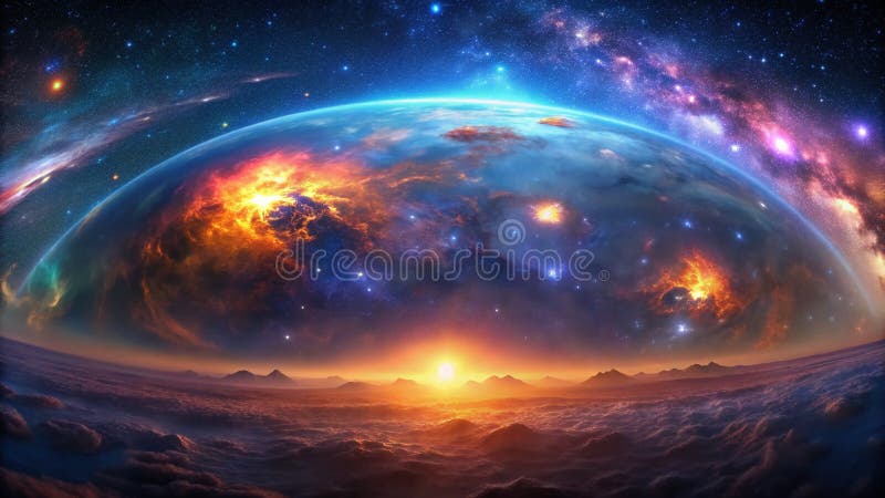 Immersive 360 Space Nebula HDRI Environment Map Perfect for VFX and ...
