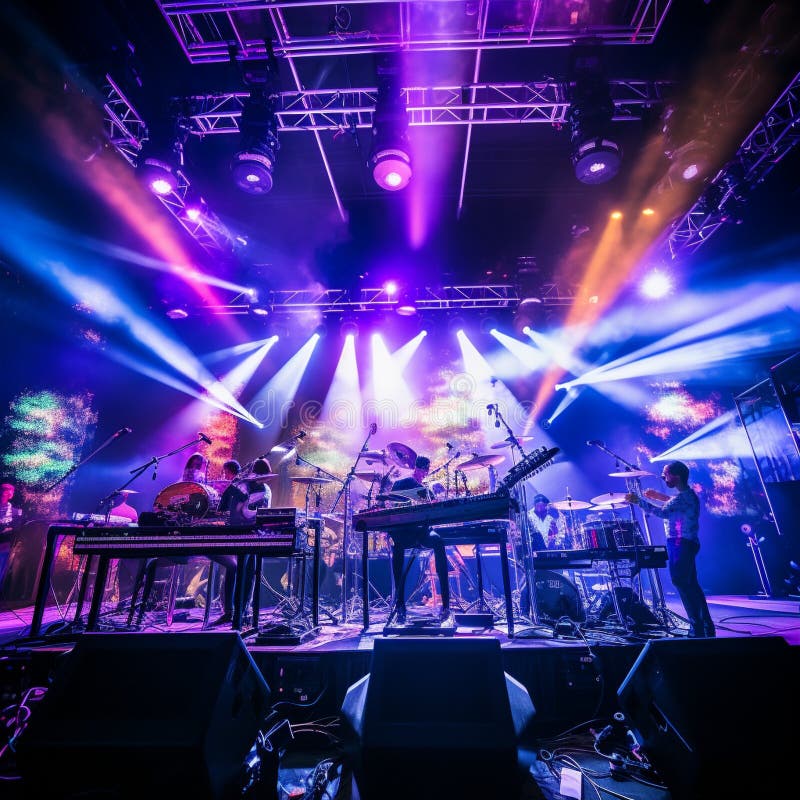 Immersive Symphonic Live Band Experience Stock Photo - Image of ...