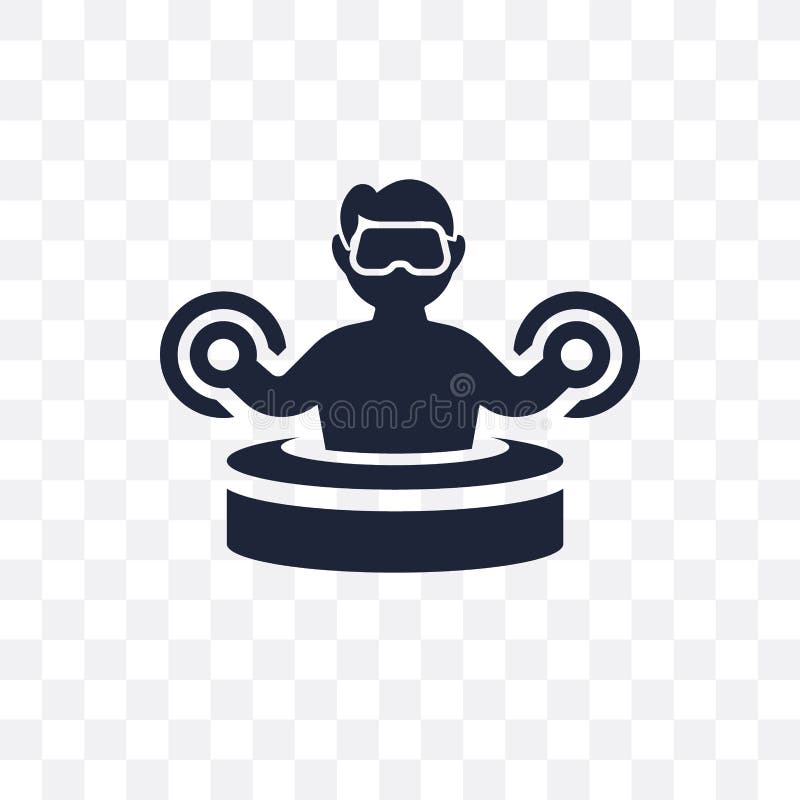 Immersive Transparent Icon. Immersive Symbol Design from Artificial ...