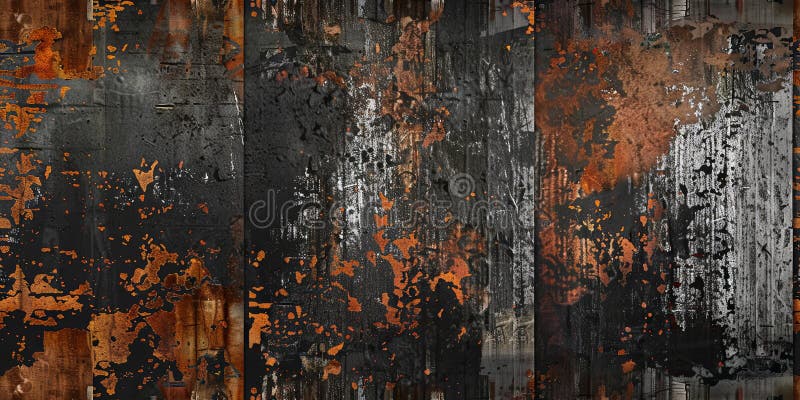Immersive Urban Grunge Texture Showcasing Raw Decay and Deterioration ...
