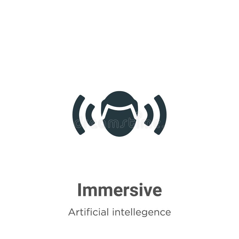Immersive Icon Vector. Trendy Flat Immersive Icon from Artificial ...