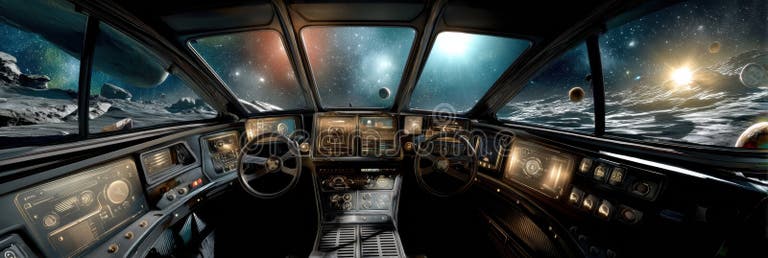 Immersive View of a Virtual Reality Dashboard for a Space Explorer in a ...