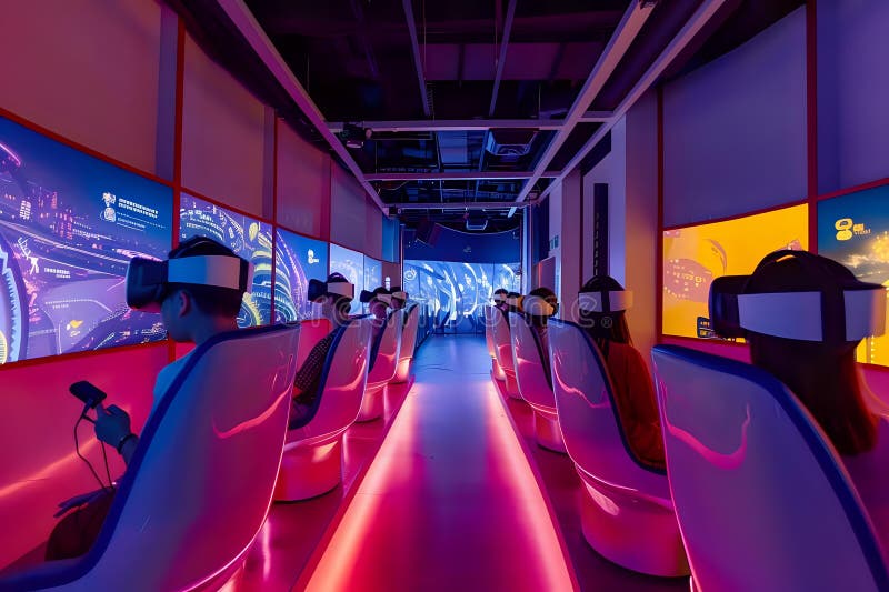 Immersive Virtual Reality Experience, Exploring Futuristic Worlds with ...