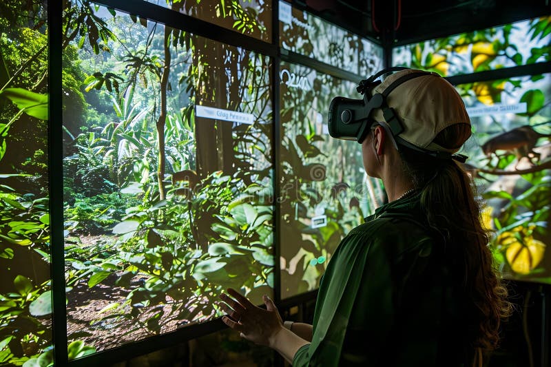 Immersive Virtual Reality Experience, Exploring Lush Rainforests and ...