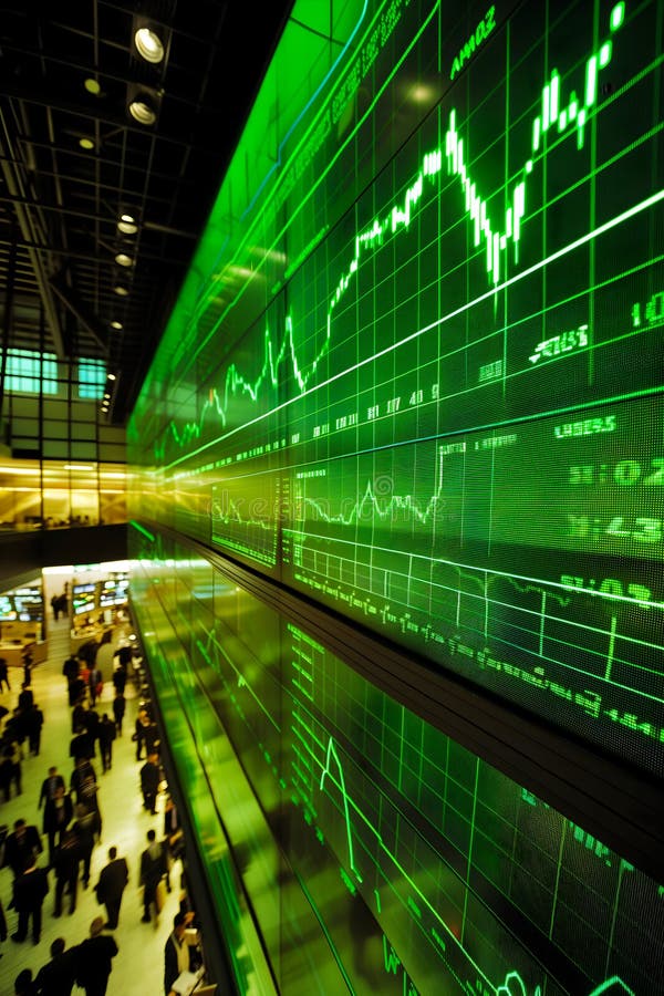 Market Pulse: the Rhythm of Finance Stock Illustration - Illustration ...