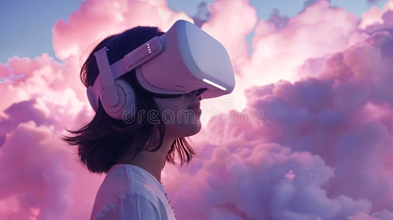 Immersive VR Experience Amidst Dreamy Clouds, Blurring the Line between ...