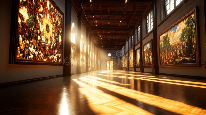 Immersive and Breathtaking View of Paradise Stock Illustration ...