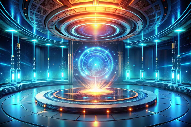 Immersive VR Portal Experience Holographic Interface and Seamless ...