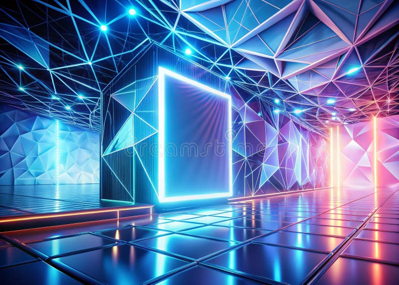 Immersive White Cyberpunk Metaverse Banner for Web3 a Futuristic ...
