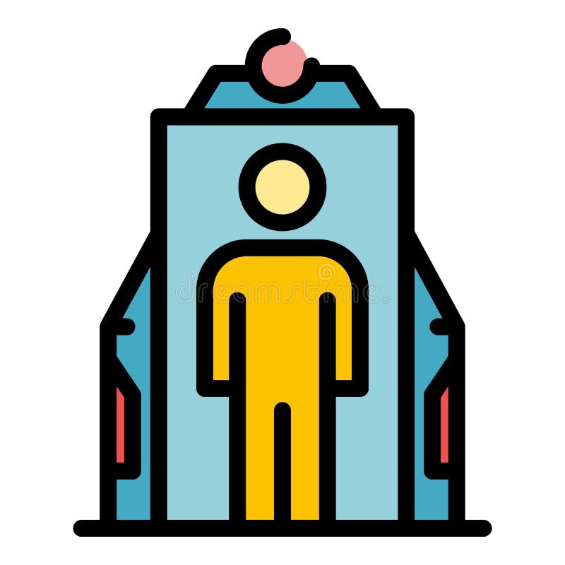 Immigrant Control Gate Icon Color Outline Vector Stock Vector ...