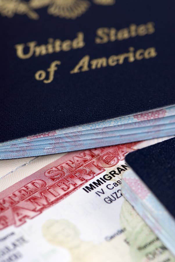 Immigrant Visa stock image. Image of blue, information - 1336539