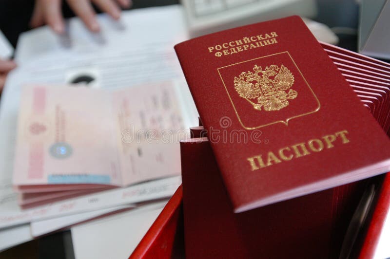 Immigration Control Officer Arrival Stamp in the Passport Stock Image ...