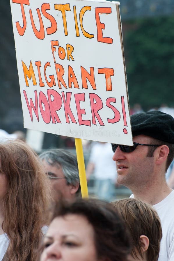 Immigration Rally in Washington Editorial Photography - Image of white ...