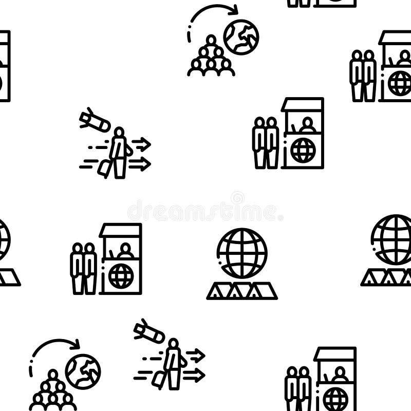 Immigration Pictograms Stock Illustrations – 116 Immigration Pictograms ...