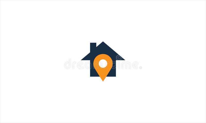 Immobilien-oder Wohnort-Symbol Kreative Immobilien-Logo-Vorlage Vektor ...