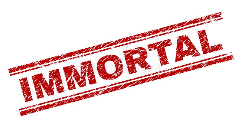 Grunge Textured IMMORTAL Stamp Seal Stock Vector - Illustration of ...