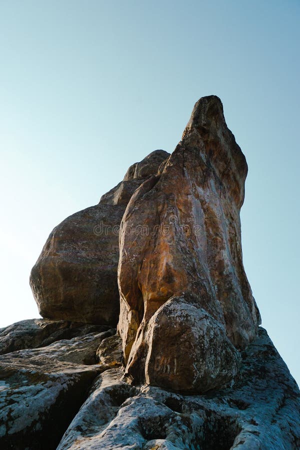 Immovable rocks in Tustan editorial image. Image of terrain - 226569050