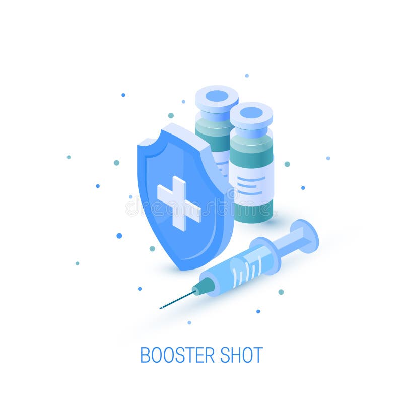 Immune Booster Shot, Vector Icon in Isometric View Stock Vector ...