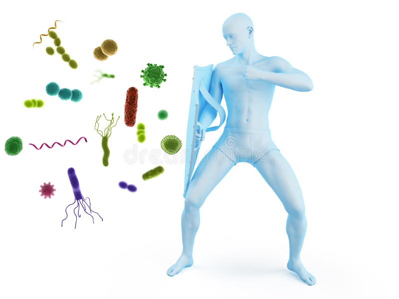 Immune defense stock illustration. Illustration of immunity - 162284720