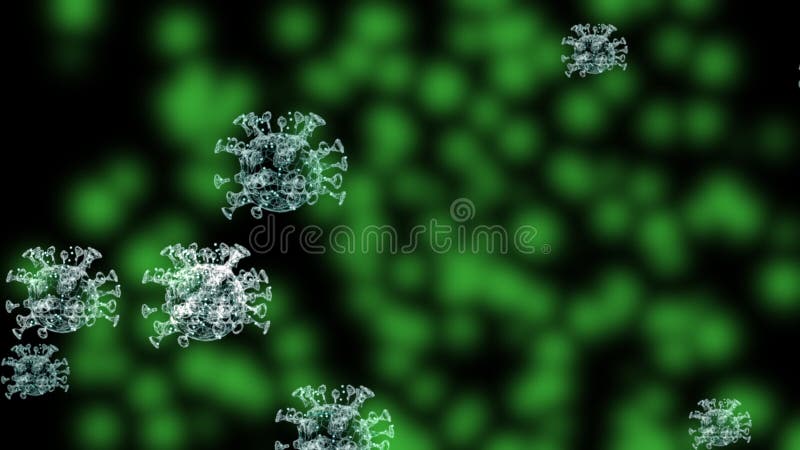Antibodies Identify and Neutralize Pathogen Virus Over Black Background ...