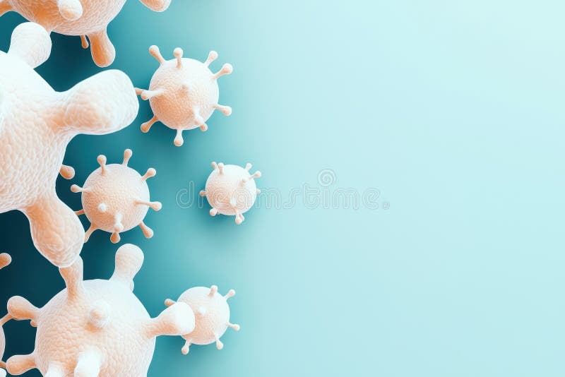 Immune System Cells Forming Protective Barrier Against Pathogens Stock ...