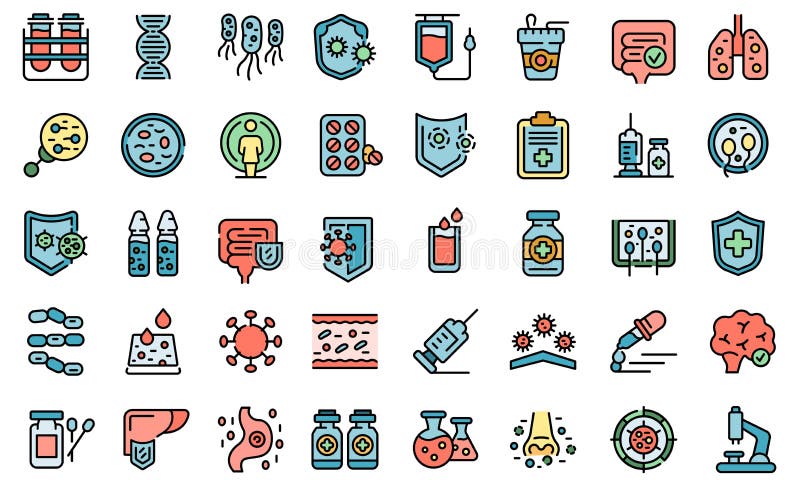 Weak Immune System Icons Stock Illustrations – 39 Weak Immune System ...