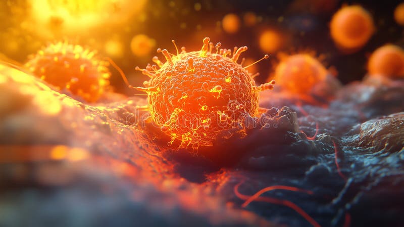 Immune System Network Visualized with Luminous Cellular Lines ...