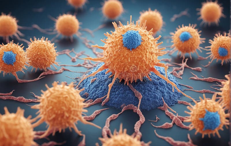 Immune System Responding To the Intrusion of Pathogens during an Inflammation Sending Out Immune ...