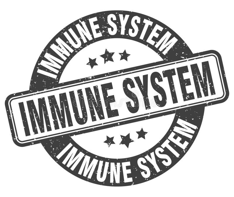 Immune System Stamp. Immune System Label. Round Grunge Sign Stock ...