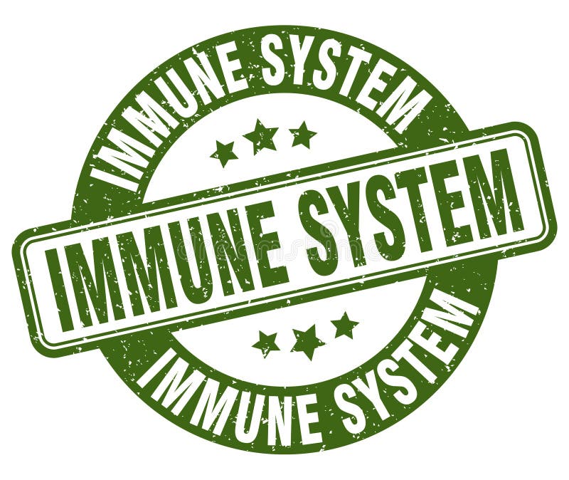 Immune System Stamp. Immune System Label. Round Grunge Sign Stock ...