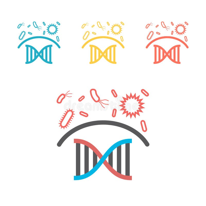Immunity System Line Icon. Human Immune System Vector Design. Virus and ...