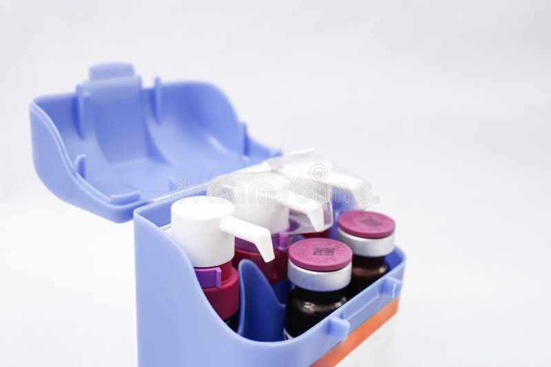 Immunization Solution Vials for Dust Mites Allergy, in a Blue Box on ...