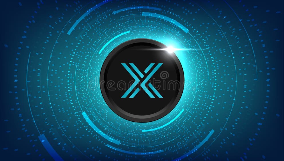 Immutable Imx Coin Cryptocurrency Concept Banner Background Stock ...