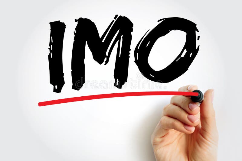 IMO - in My Opinion Acronym, Text Concept for Presentations and Reports ...