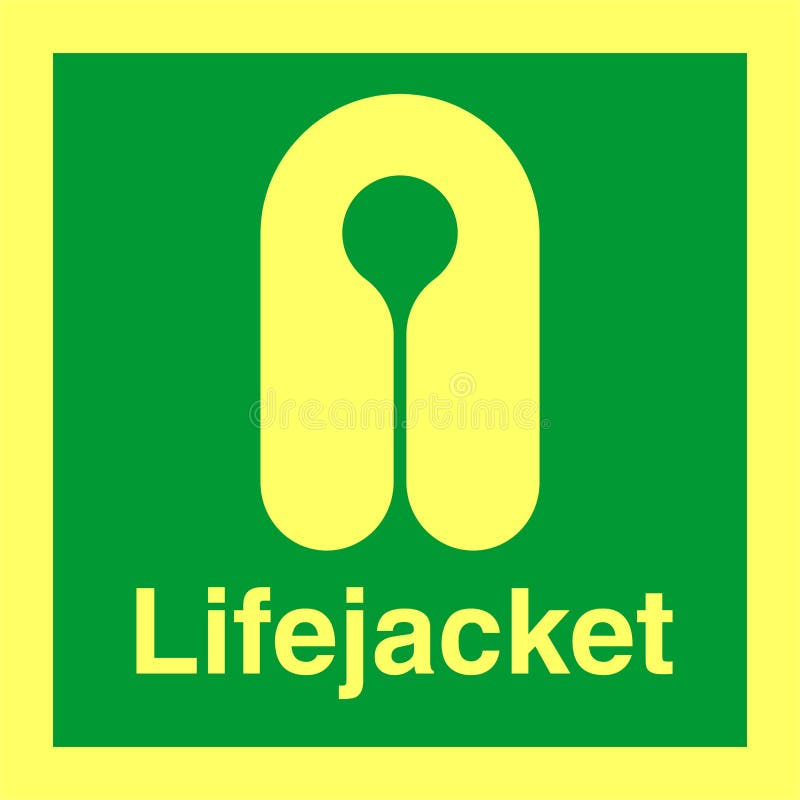 IMO SOLAS IMPA Safety Sign Image - Childs Lifejacket Emergency Stock ...
